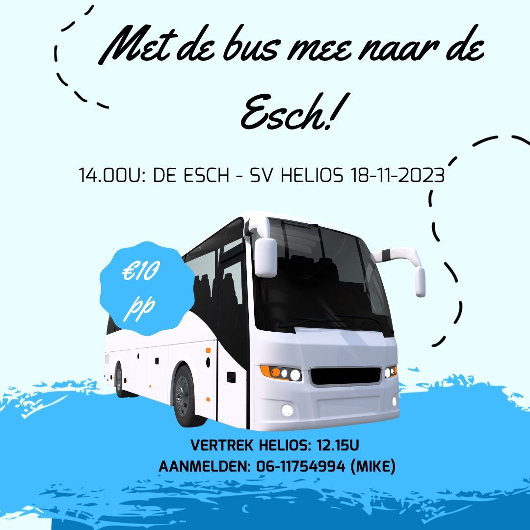 Met de bus mee met de koploper! | SV Helios